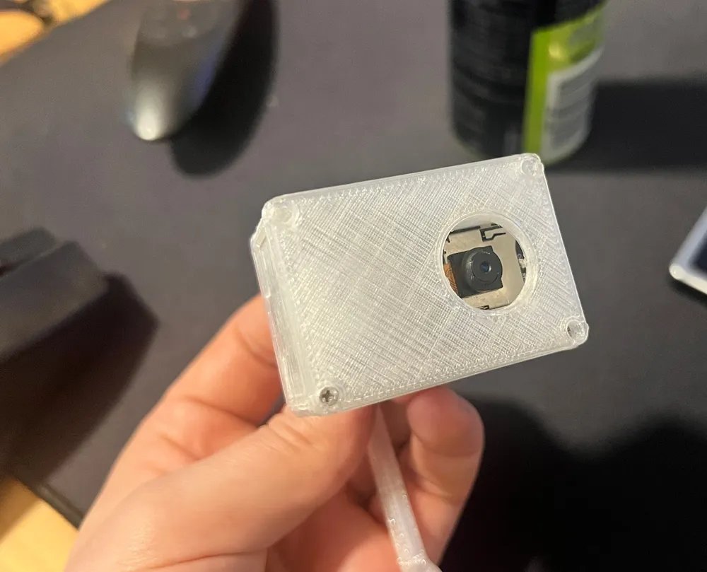 ESP-32 CAM Enclosure With Wide Angle Lens Munt by Adam Palvolgyi ...