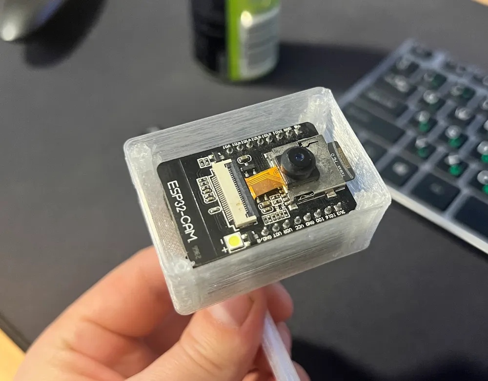 ESP-32 CAM Enclosure With Wide Angle Lens Munt by Adam Palvolgyi ...