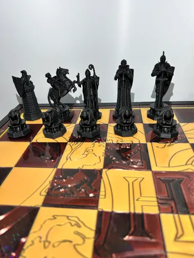Wizard Chess Remixed by Meyerhouse MakerWorld: Download Free 3D Models