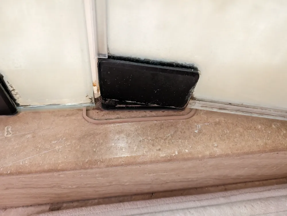 Shower door water stop by manicman - MakerWorld