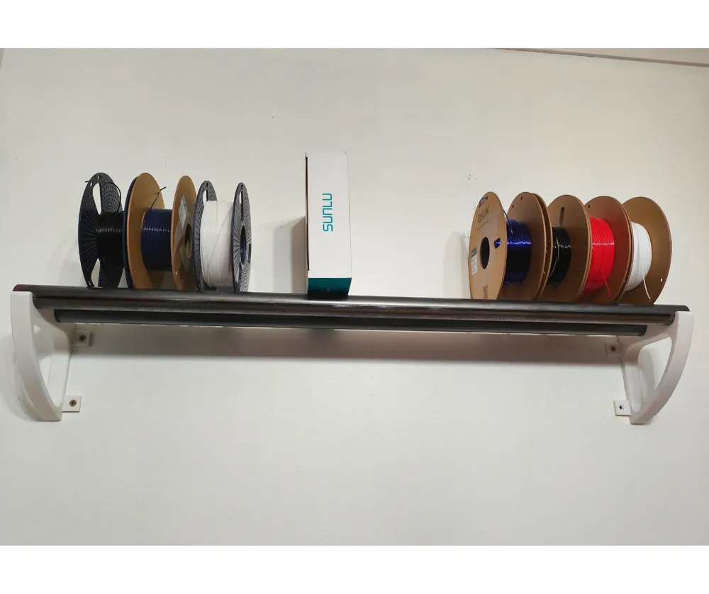 Filament shelf brackets by BritishfabMakerWorld: Download Free 3D Models