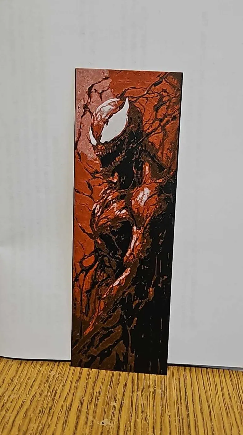 Venom bookmark - hueforge 3 colours by 3dGlow - MakerWorld