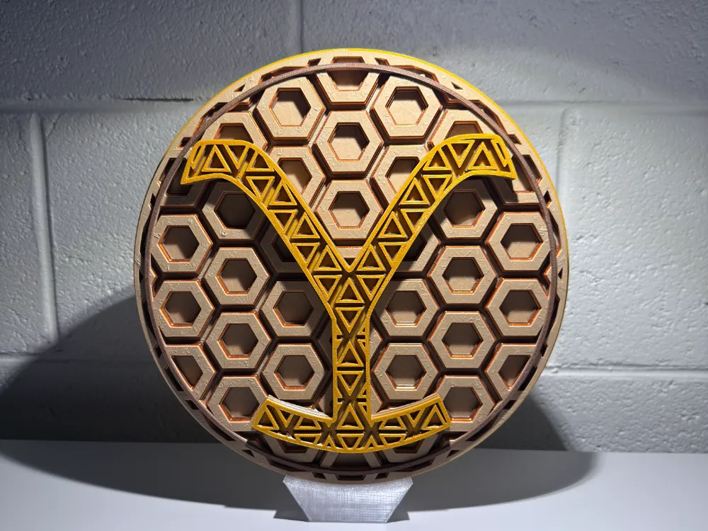 Yellowstone Dimensional Mosaic - Free 3D Print Model - MakerWorld