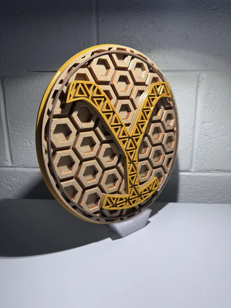 Yellowstone Dimensional Mosaic - Free 3D Print Model - MakerWorld
