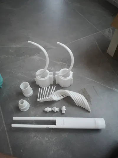 ULTIMATE Starlink Antenna Pole with Vortex Shedders and outdoor wifi ...