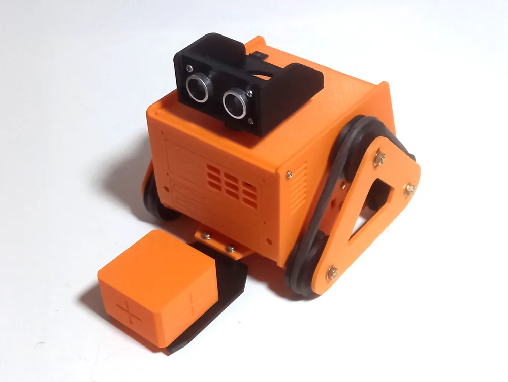 TRACKED ROBOT WITH FRONT GRIPPER MiniBOTDS3D by MauricioDUARTE ...