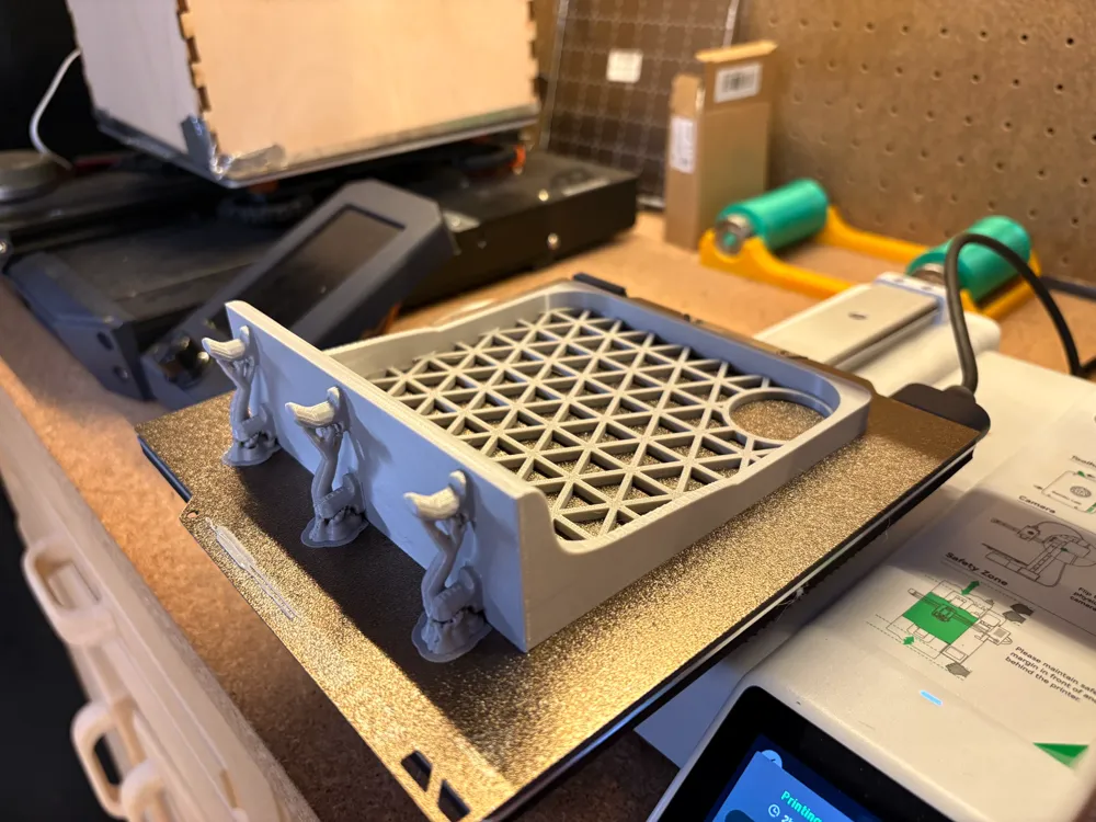 Strong Mac Mini M4 Pegboard or Multi Board Shelf - Free 3D Print Model ...