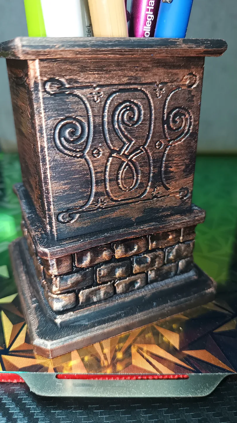 Gothic-Inspired Antique Pen Holder by 3D.printing.Boutique.de - MakerWorld