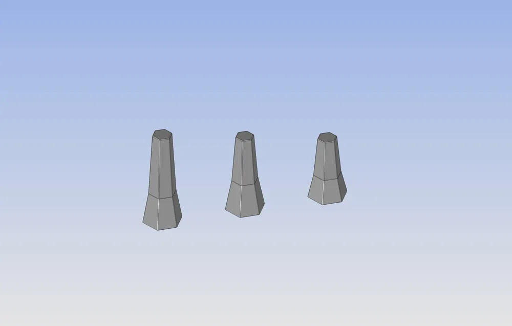 Hexagonal tower markers for RevoPoint 3D scanners - Free 3D Print Model ...