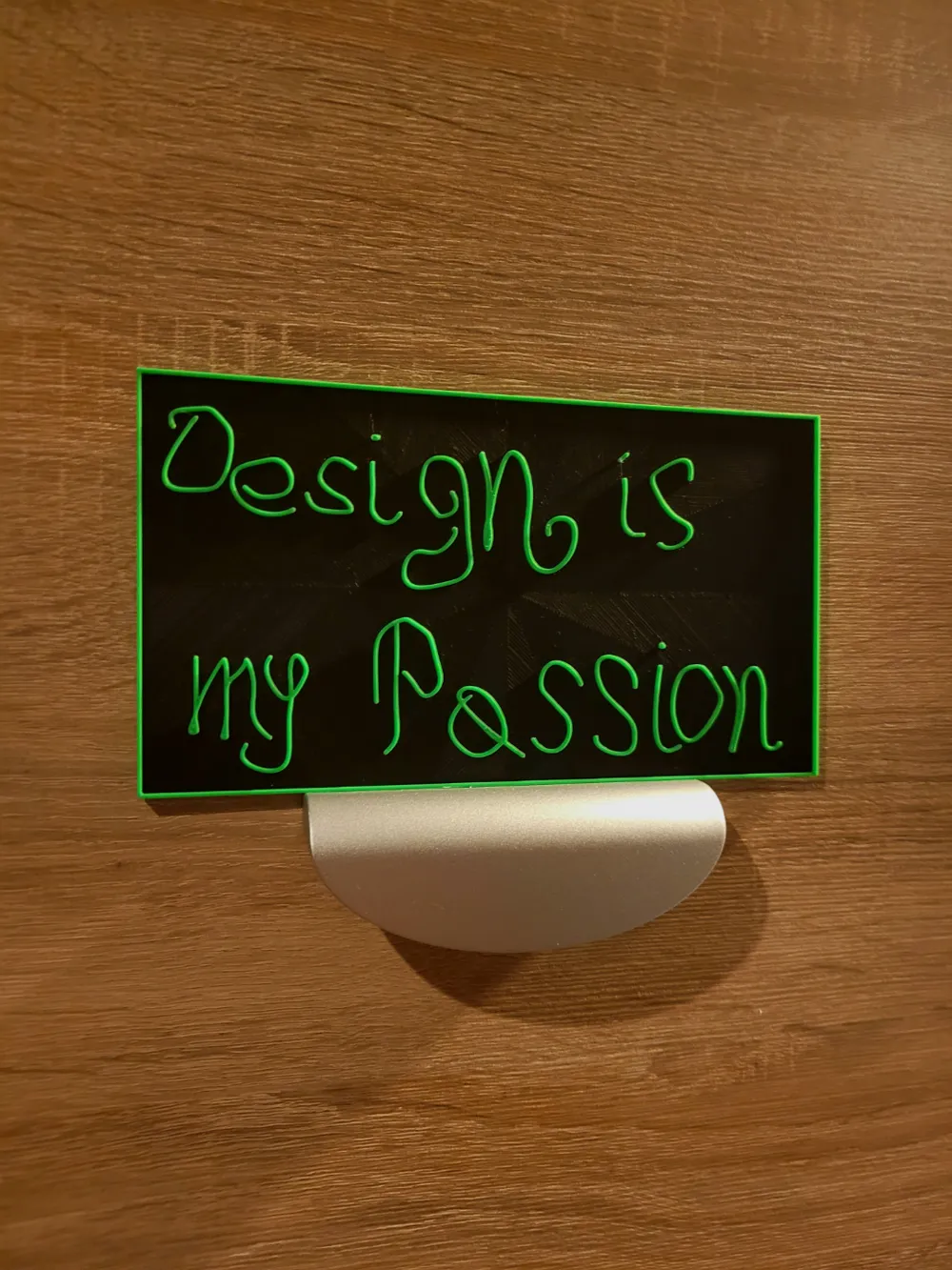 Design is my PASSION sign by Kushiva - MakerWorld