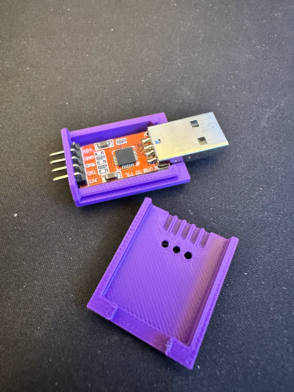USB 2 TTLCase (CP2102 module) by dewgenenny - MakerWorld