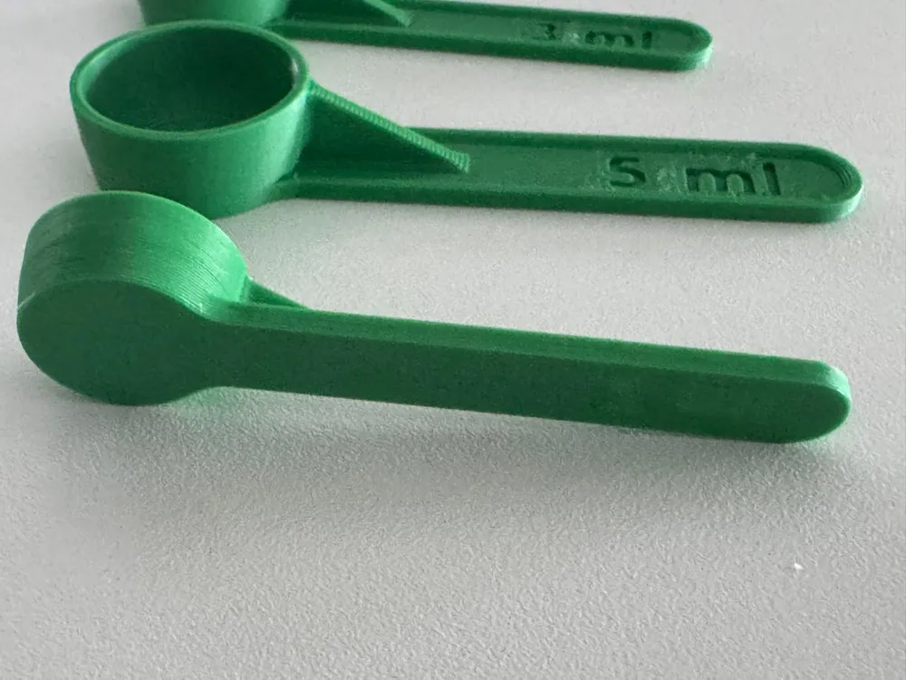 Precise lab measuring spoons 2 ml to 25 ml by Alex MakerWorld: Download ...
