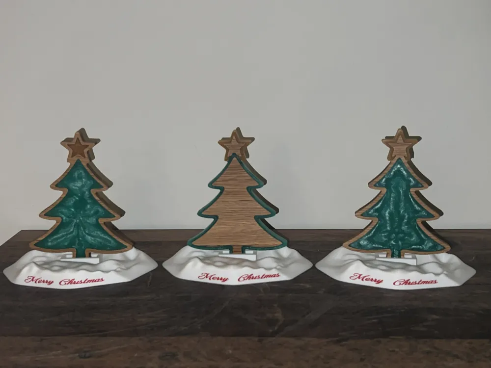 Snowy Base for Christmas Trees by rw1967 MakerWorld: Download Free 3D ...