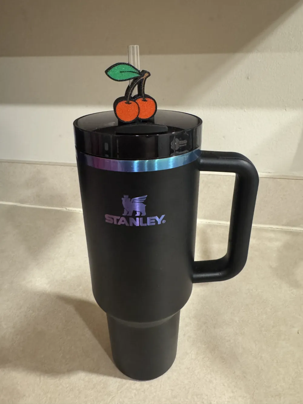 Cherry Stanley Cup Straw Topper by Carman3D MakerWorld: Download Free ...