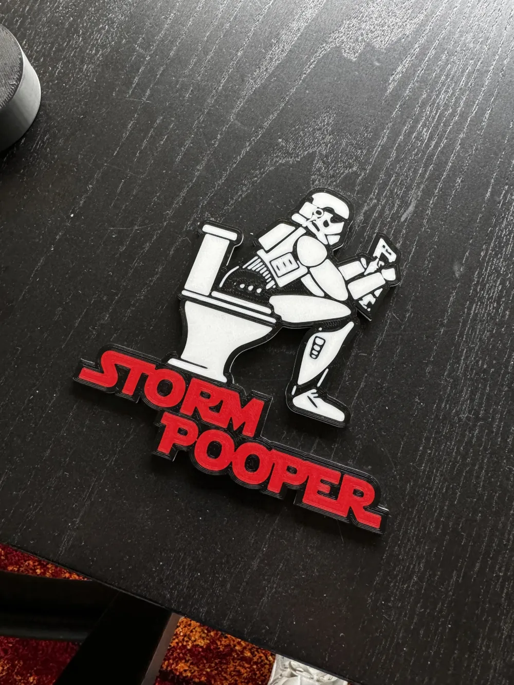 Storm Pooper Star Wars Bathroom Sign by 3DomSculpts - MakerWorld