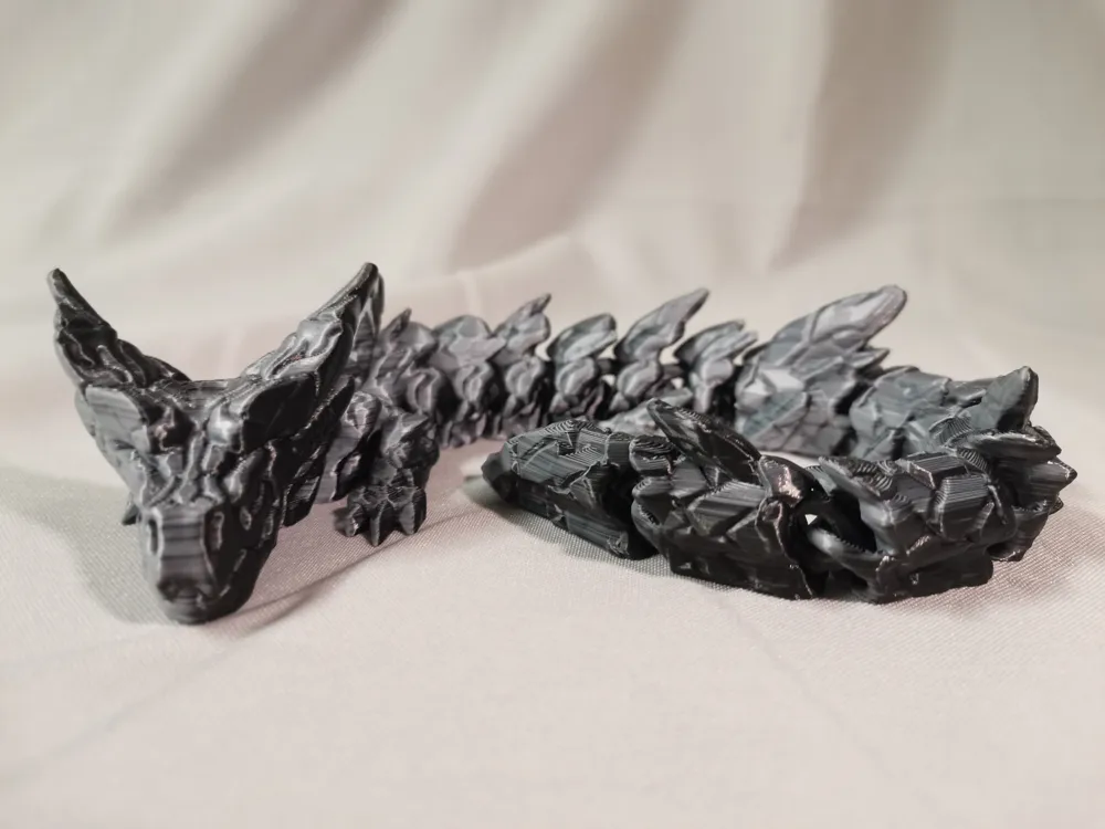 Articulated Rocky Dragon - Free 3D Print Model - MakerWorld
