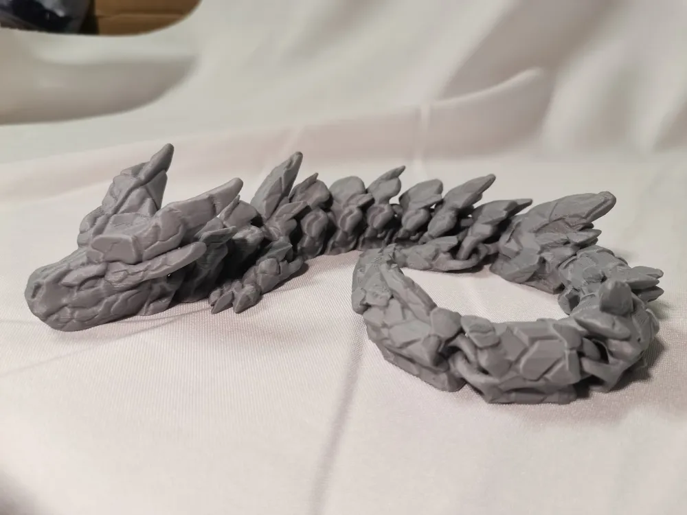 Articulated Rocky Dragon - Free 3D Print Model - MakerWorld