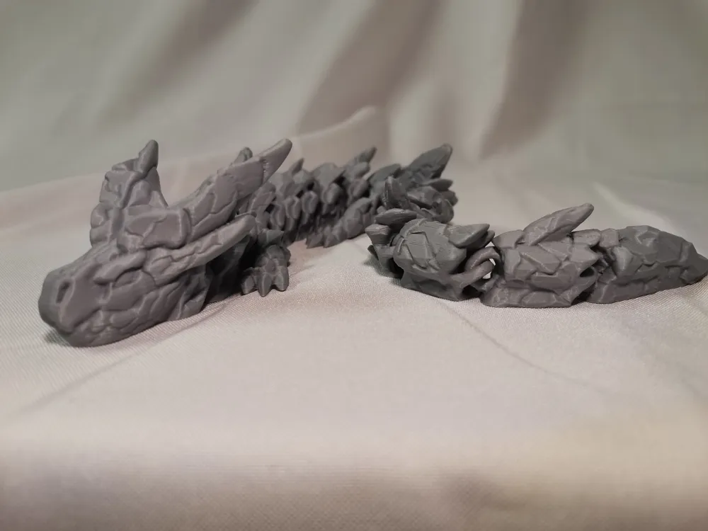 Articulated Rocky Dragon - Free 3D Print Model - MakerWorld