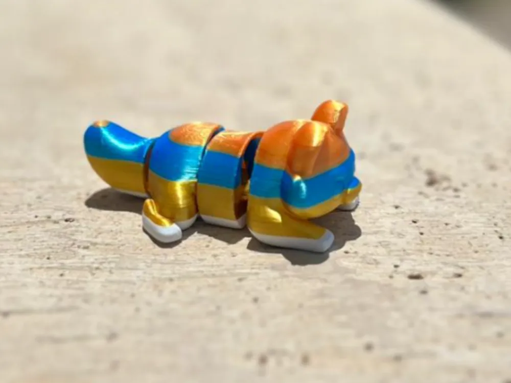 cute Articulated Fox, flexi - Free 3D Print Model - MakerWorld