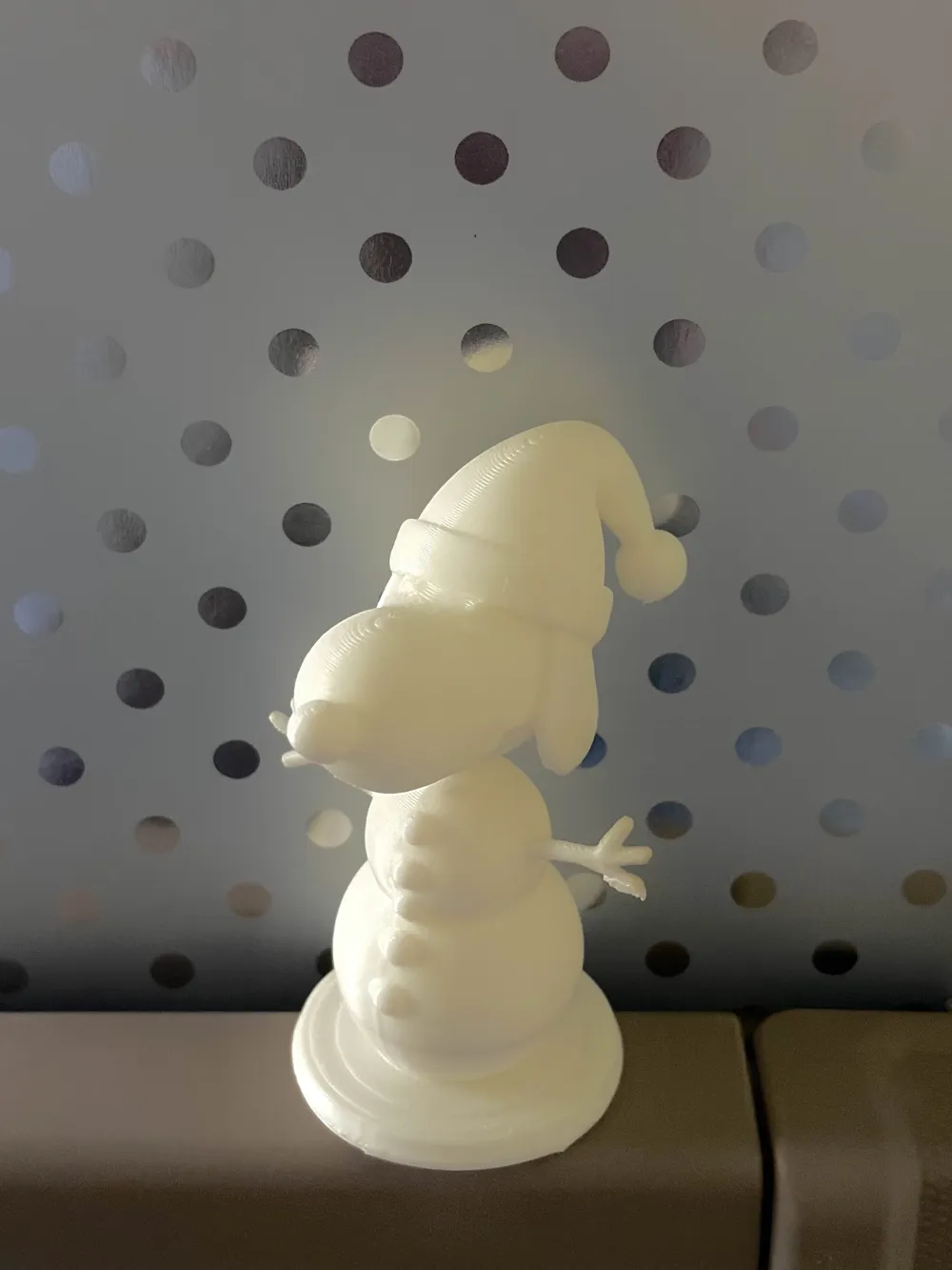 Snoopy Christmas Snowman \ Paint your own Snoopy - Free 3D Print Model ...