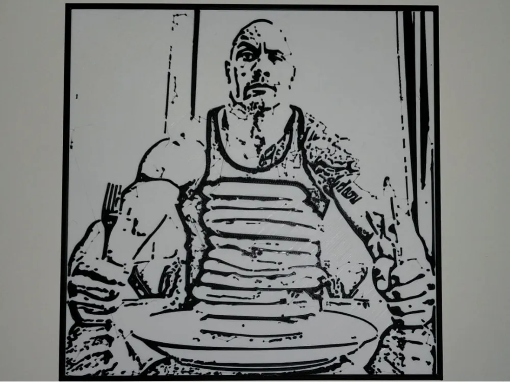 Rock Eating Pancakes Meme Poster by Ventexer - MakerWorld