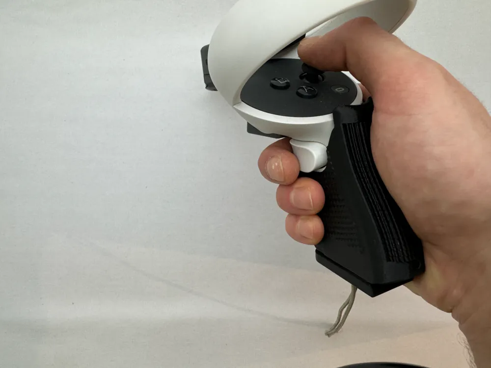 Pistol Grip for Meta Quest 2 VR — Enhanced Button Access by K3Design ...