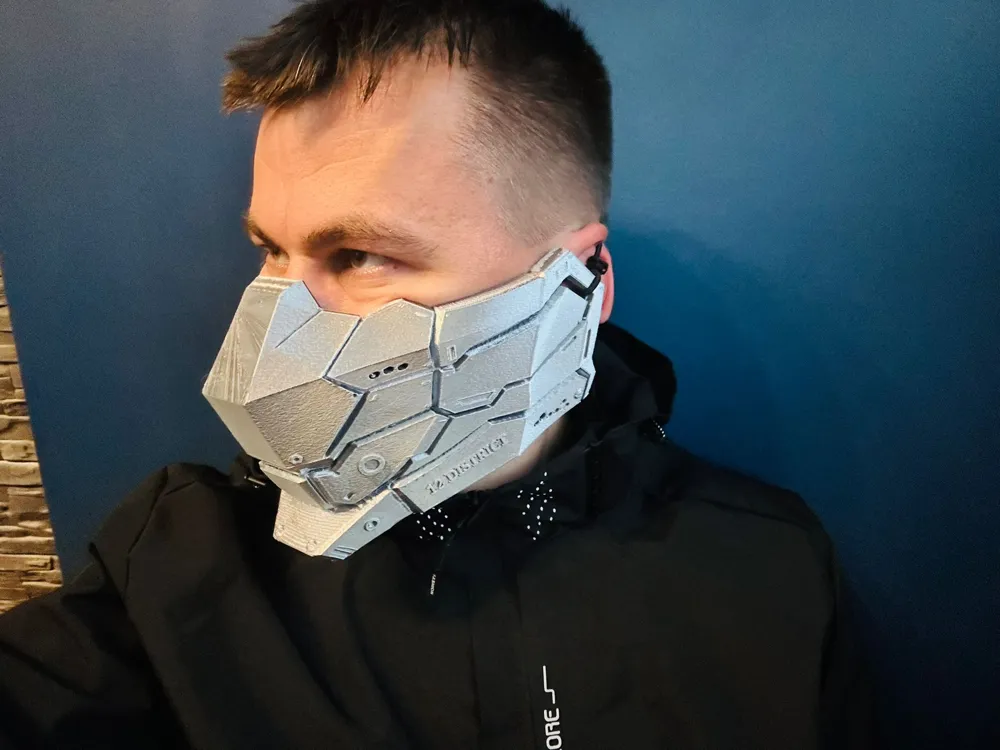 Cyberpunk Mask by BondFire MakerWorld: Download Free 3D Models