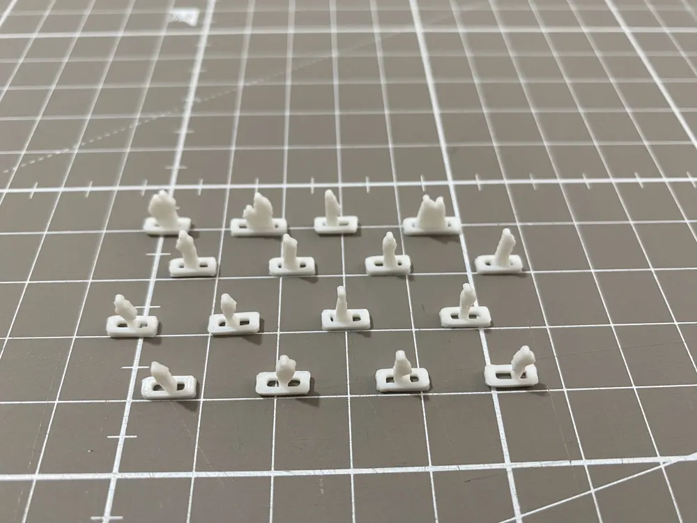 standing people silhouettes in 1:300 scale - Free 3D Print Model ...