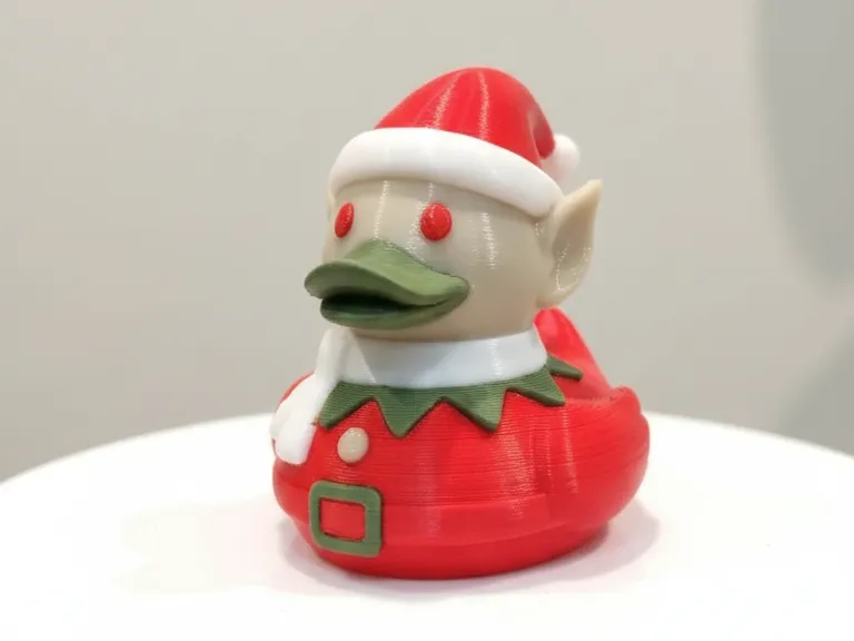 Santa Elf Duck! Christmas Duck! - Free 3D Print Model - MakerWorld