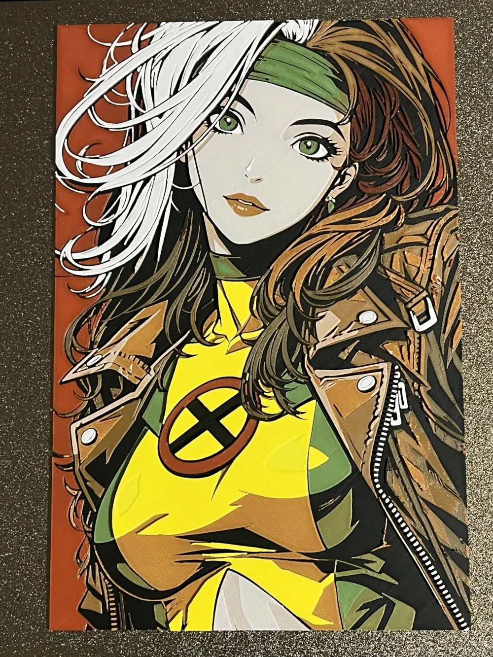 Rogue X-Man hueforge - Free 3D Print Model - MakerWorld