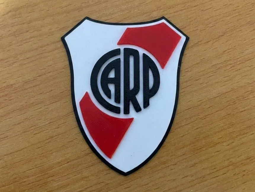 River Plate Shield - Free 3D Print Model - MakerWorld