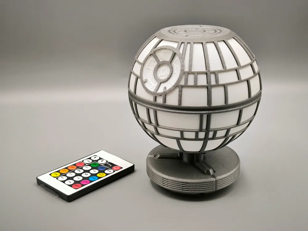 Star Wars Death Star LED Desk Lamp, no AMS by G-Man Projects MakerWorld ...