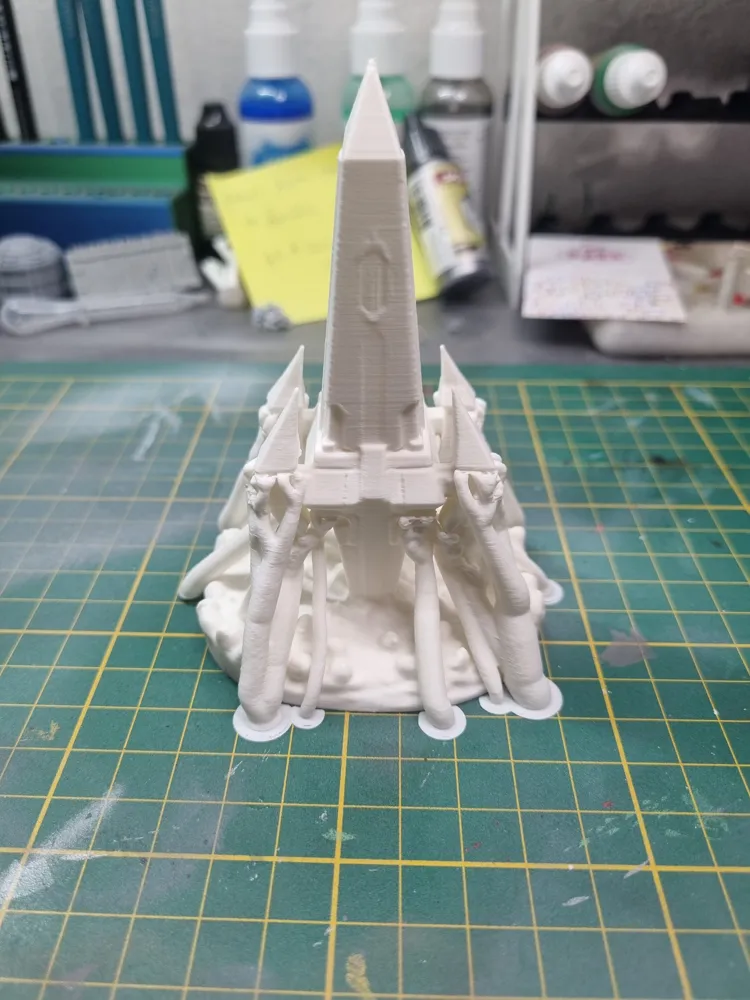 Necron Obelisk – Alien Futuristic Diorama Terrain by Tresor3D - MakerWorld