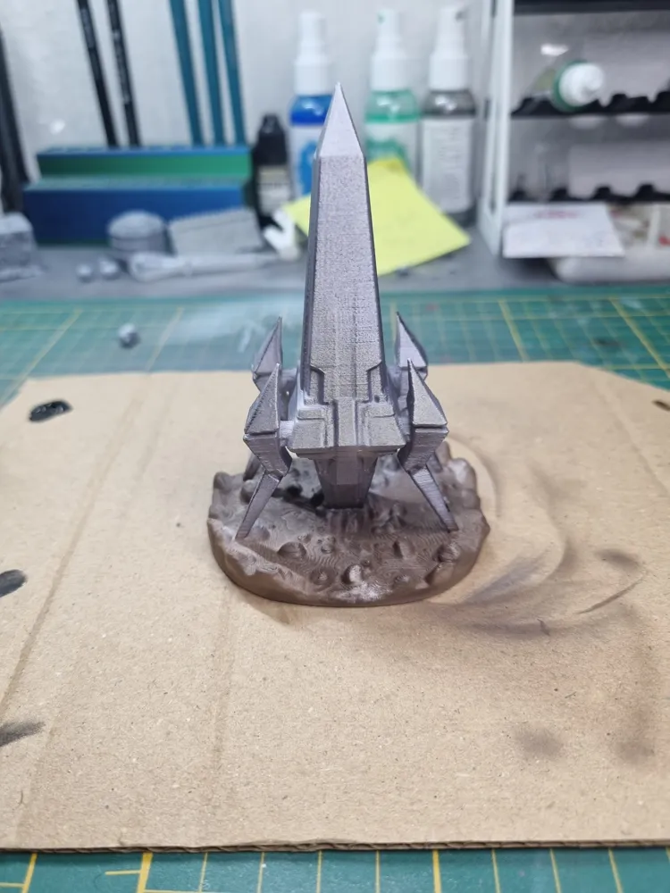 Necron Obelisk – Alien Futuristic Diorama Terrain by Tresor3D - MakerWorld