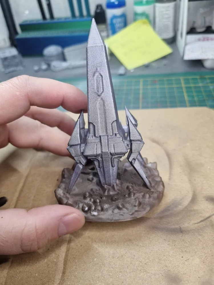 Necron Obelisk – Alien Futuristic Diorama Terrain by Tresor3D ...