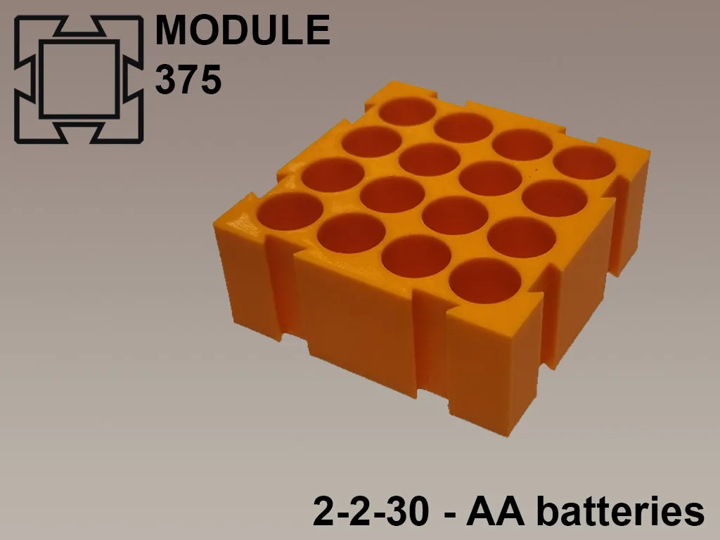 Module375 | 2-2-30 - AA batteries - Free 3D Print Model - MakerWorld