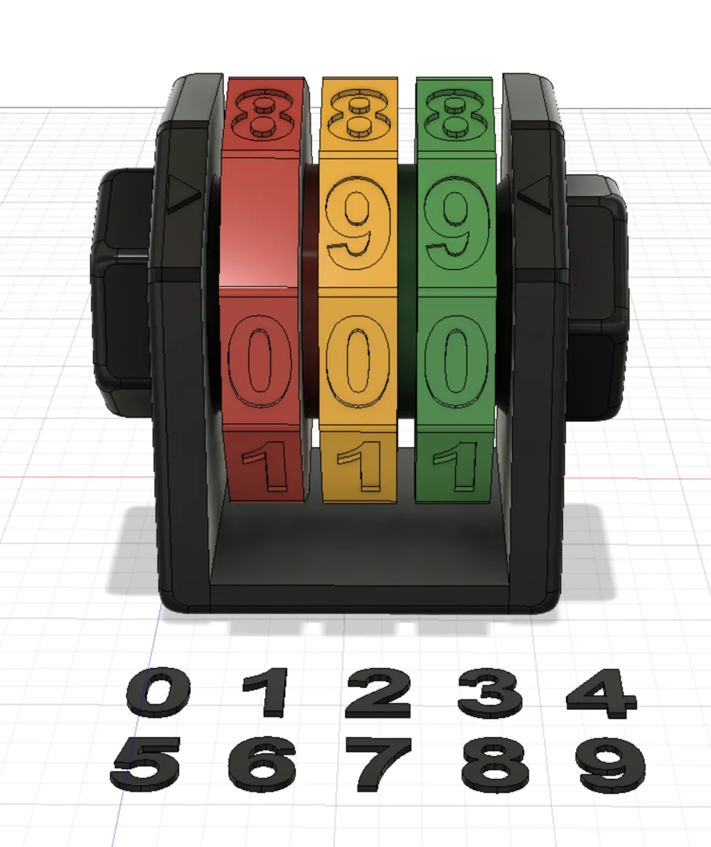 Hit Point counter for games (e.g. D&D) by Leif H. - MakerWorld