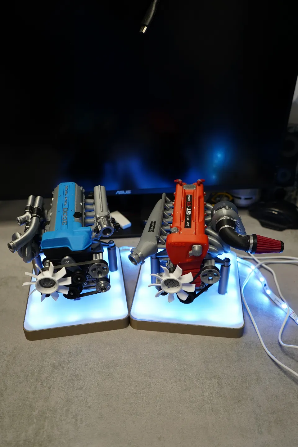 Improved Bases For The 2jz And Rb26 Engine Models Free 3d Print Model