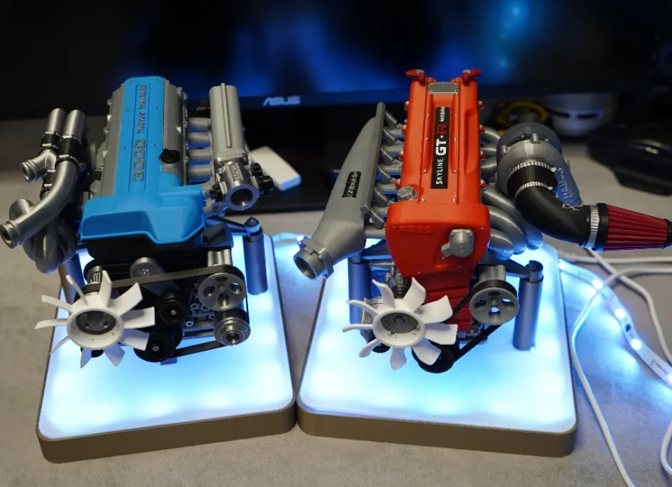 Improved bases for the 2JZ and RB26 engine models by Danko_Creates ...