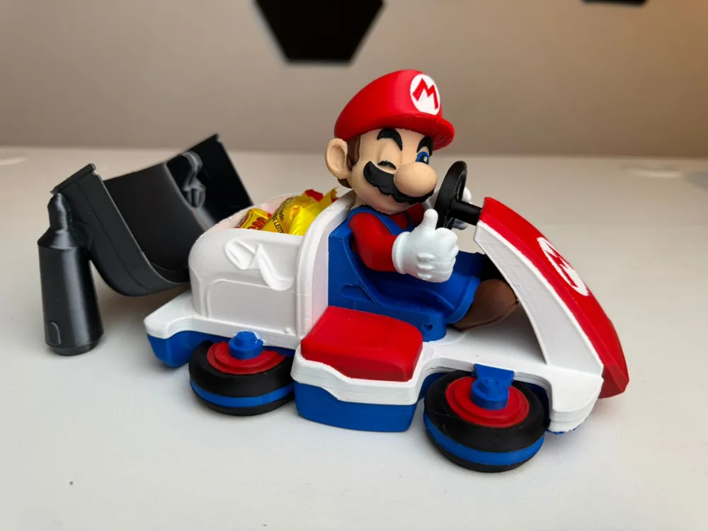 Super Mario Kart Popcorn Bucket - Free 3D Print Model - MakerWorld