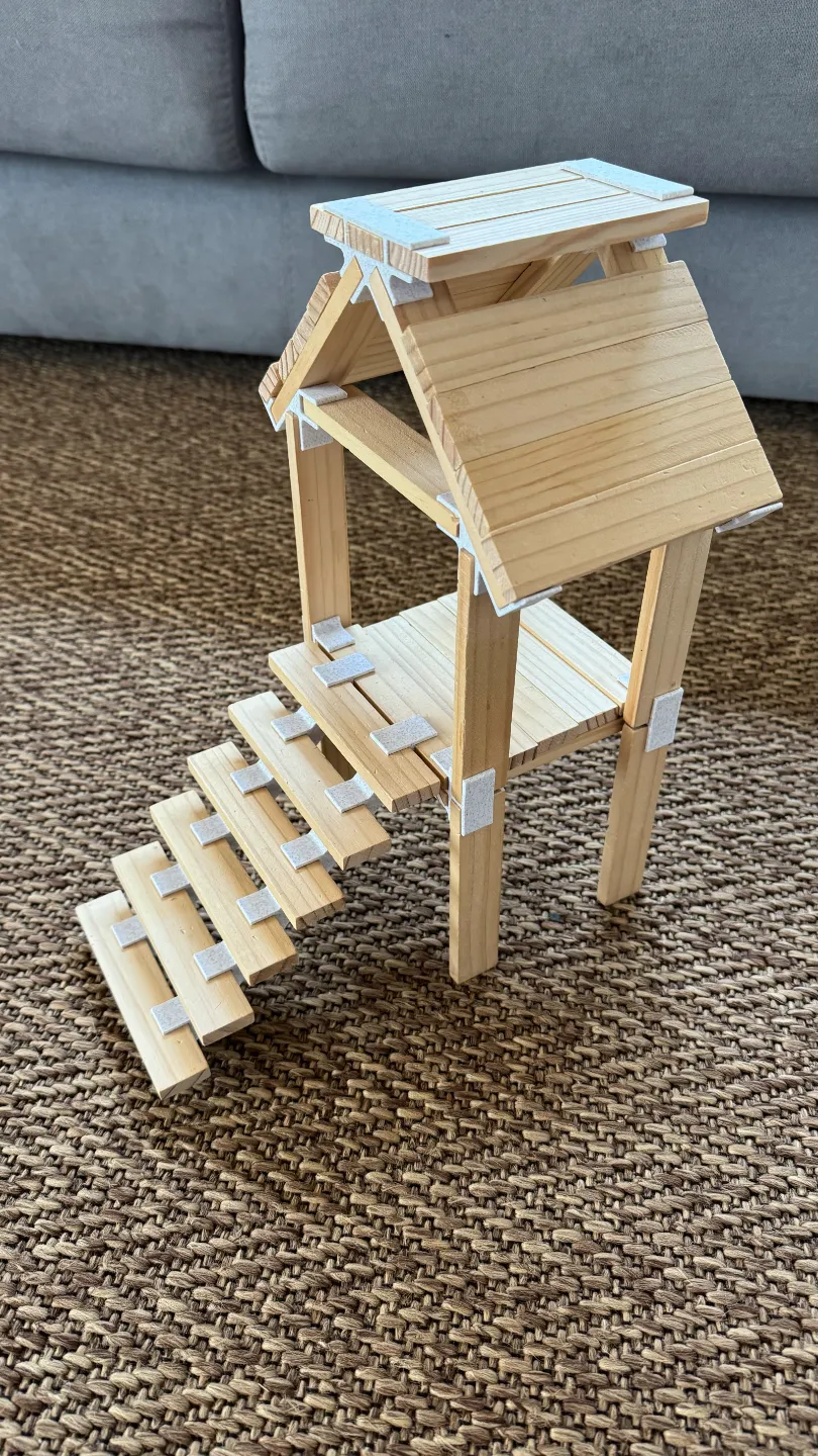 Kapla stairs connector / Wooden planks toy by AlanSkydive - MakerWorld