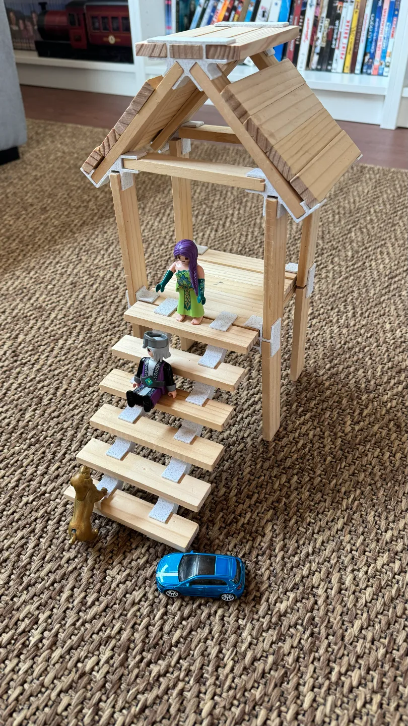 Kapla stairs connector / Wooden planks toy by AlanSkydive - MakerWorld