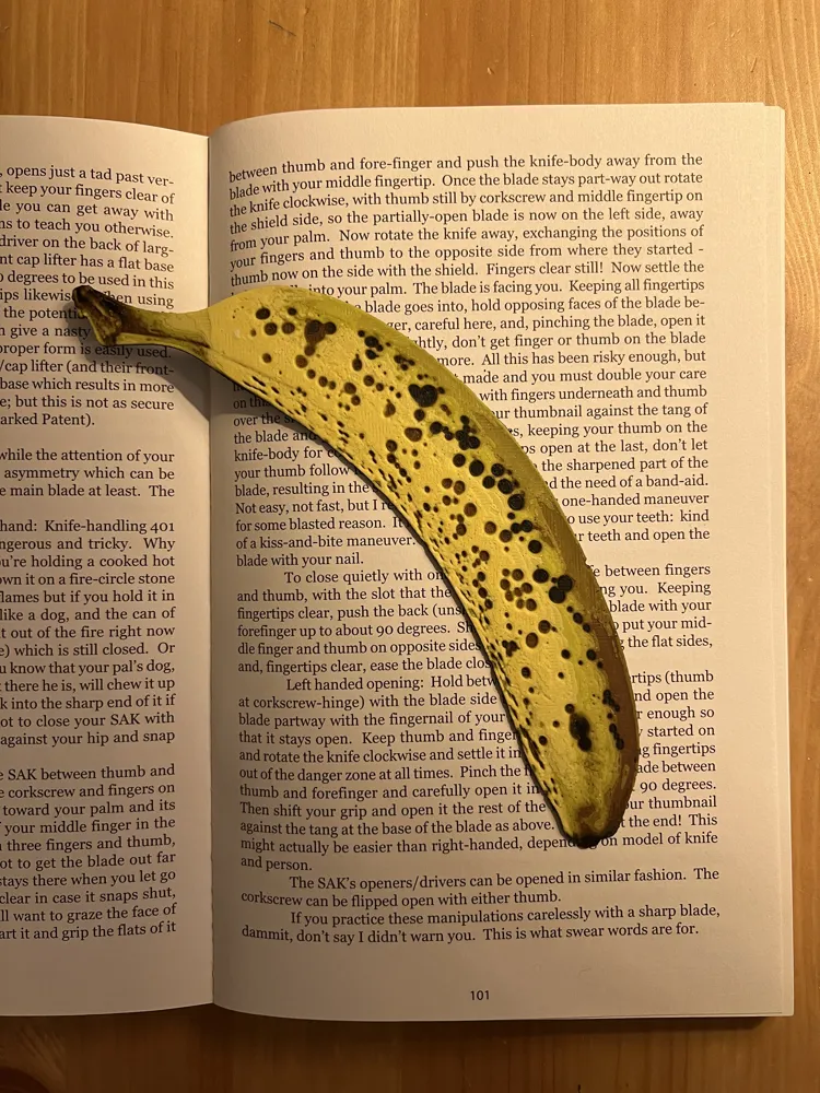 Banana Bookmark - Free 3D Print Model - MakerWorld