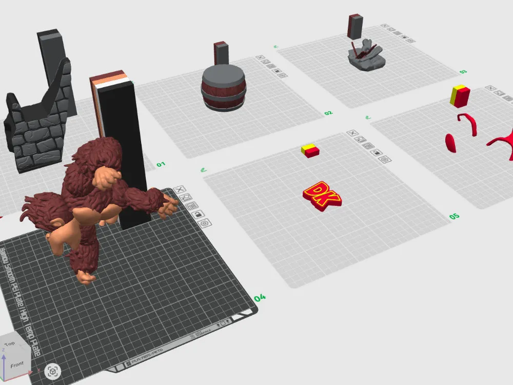Donkey kong like with stand for gamepad - Free 3D Print Model - MakerWorld