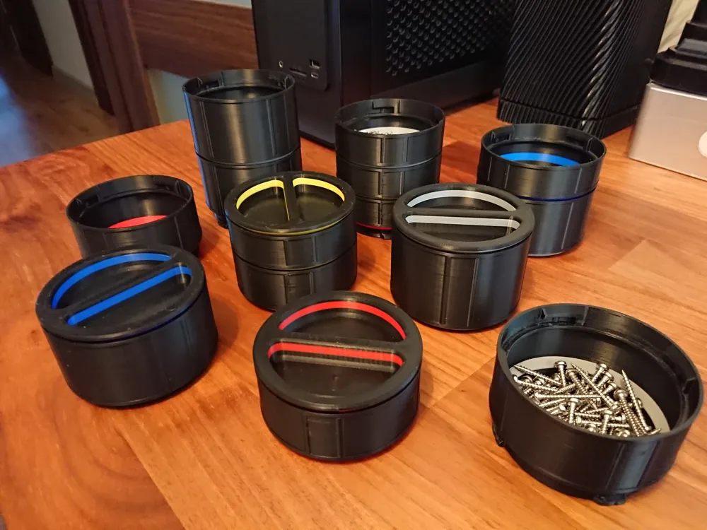 Stackable Twist Lock Containers by mkl3D MakerWorld: Download Free 3D ...