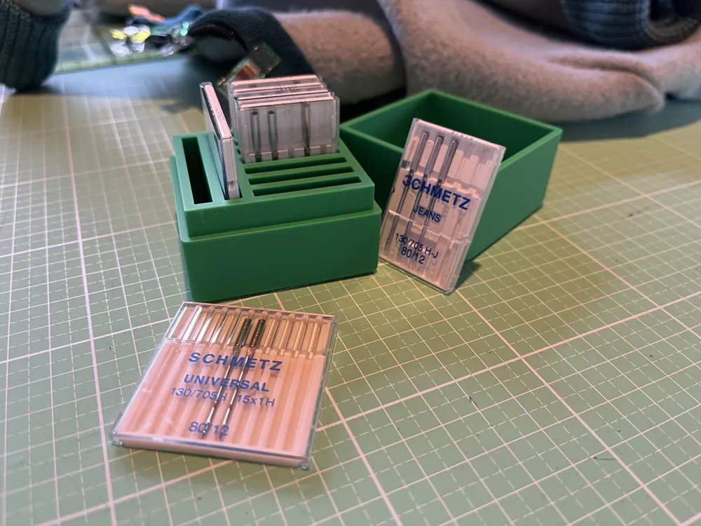 Needle Box - Easy Storage For Machine Needles - Free 3D Print Model ...