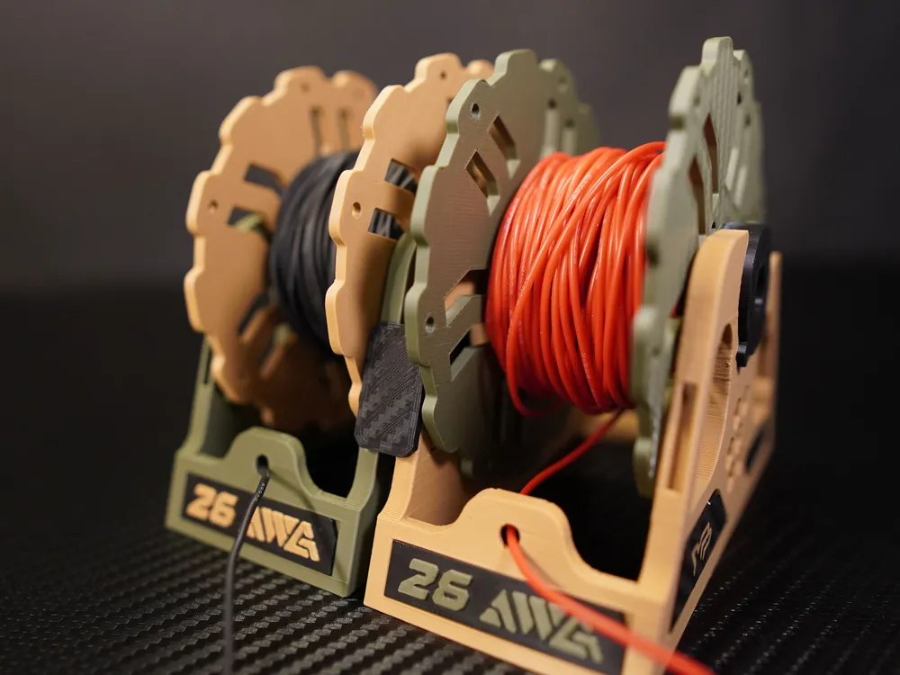 Wire Spool Holder (include IKEA SKADIS holder) by YULPAPA - MakerWorld
