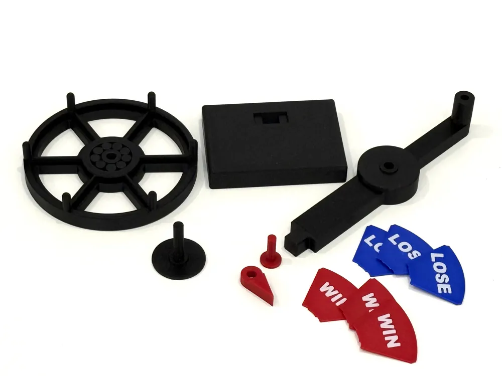 Mini Spinning Prize Wheel Customize 6, 8, 10 Slots - Free 3D Print ...