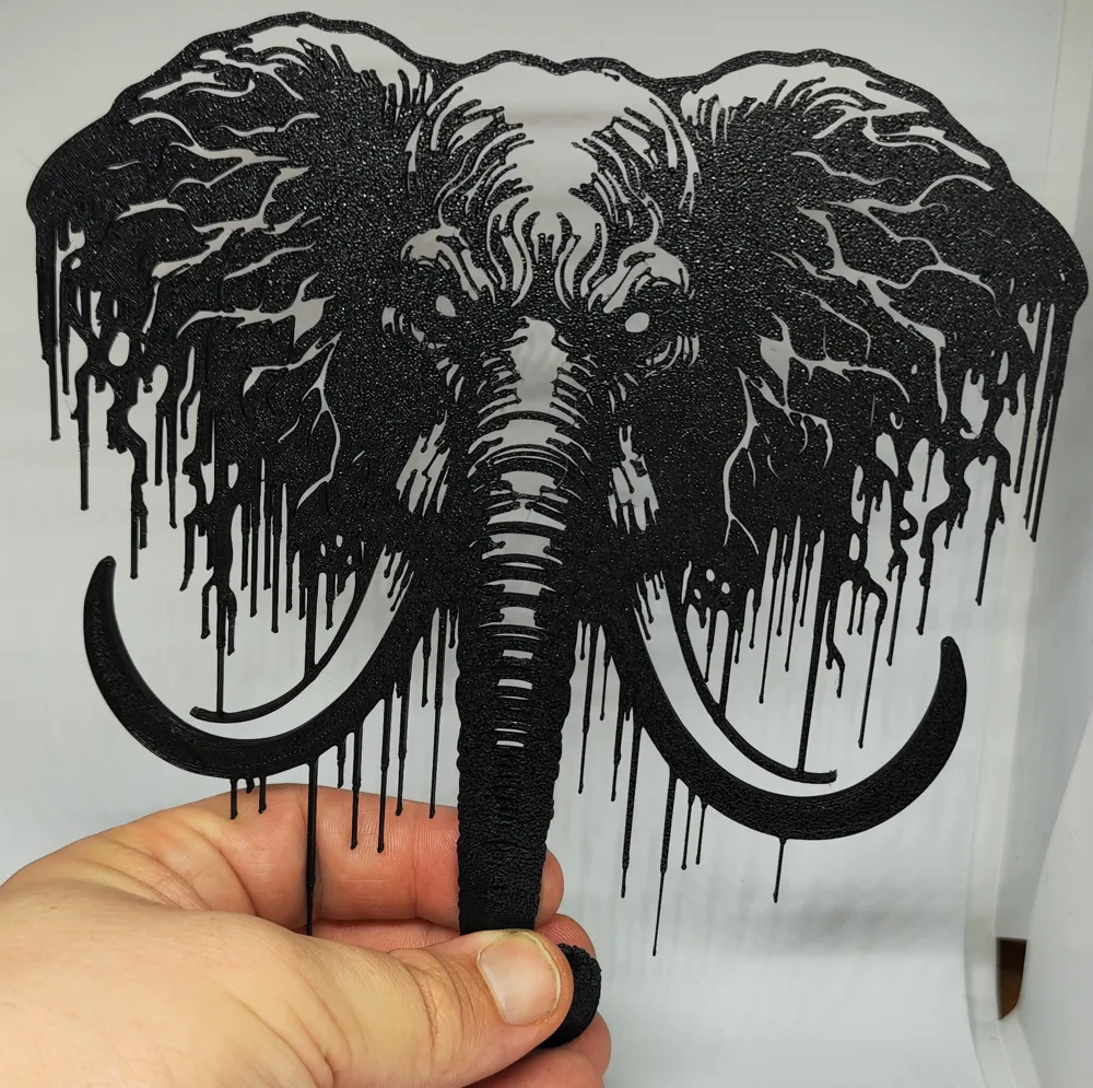 Elephant horror Wall Art by Ort4X - MakerWorld