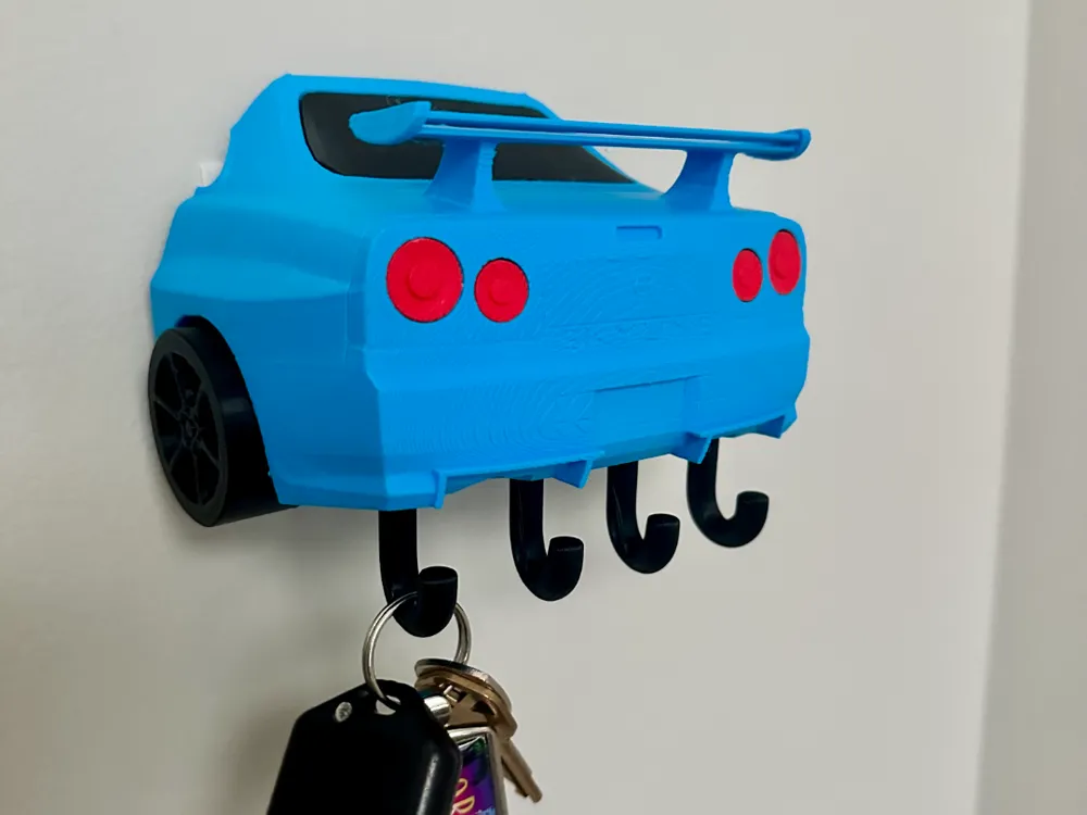 Skyline GT-R R34 Key Holder by Mr.Freshprints MakerWorld: Download Free ...